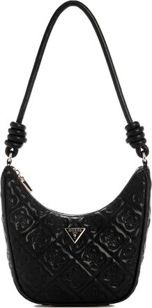 Guess Adelasia Top Zip Shoulder Bag Black