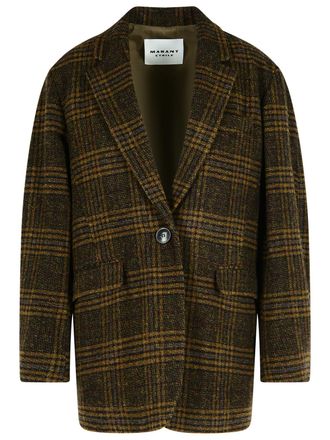 Isabel Marant Gesina Khaki Virgin Wozer Blazer