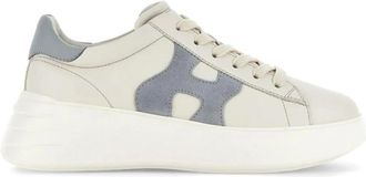 Hogan Femme, Chaussures, Beige, Taille: 39 1/2 EU Baskets &agrave; plateforme