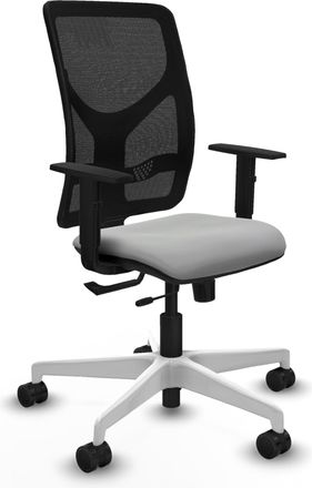 Piqueras y Crespo Gepolsterter B&uuml;rostuhl mit 1D-Armlehnen, h&ouml;henverstellbare Lendenwirbelst&uuml;tze, ausgestattet mit Syncro/Traslack und Schneideschaum, mit Rollen von 65 