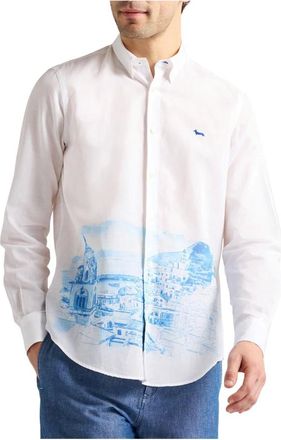 Harmont & Blaine Homme, Chemises, Blanc, Taille: 4XL Harmont & Blaine Chemises