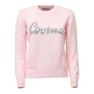 MC2 Saint Barth New Queen Rundhals-Strickpullover - - Knitwear - Damen - Rosa - S