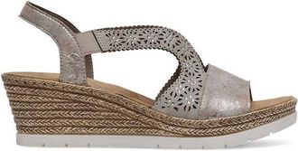 Rieker Sandalen 61916-91 Silberfarben