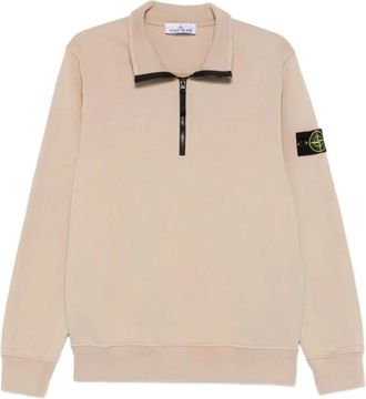 Stone Island Homme, Sweatshirts et sweats &agrave; capuche, Beige, Taille: 2XL Felpa