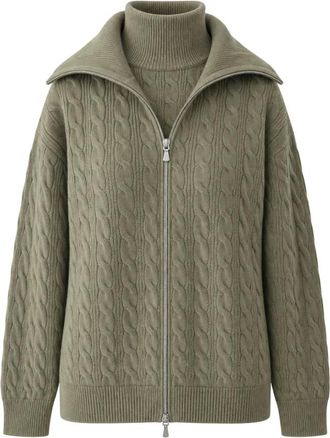 Gran Sasso Cardigans - Femme - Pulls - Vert - Taille: 36 FR