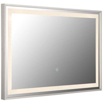 Globo Lighting Badspiegel Spiegel led Touch-Steuerung Schminklicht Dimmer Badlampe 60x40 cm