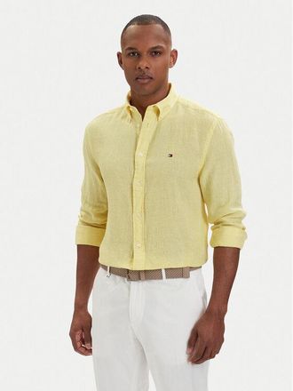 Tommy Hilfiger Hemd MW0MW41530 Hellgelb Regular Fit