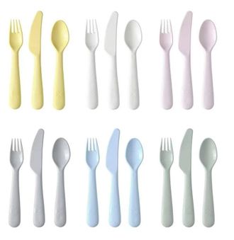 IKEA Kalas Besteck-Set, 18-teilig, gemischte Farben (1)
