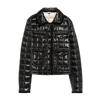 Fay Gepolsterter Schwarzer Toggle-Mantel - - Jackets - Damen - Schwarzk - M