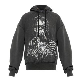 Off-white Kapuzen-Sweatshirt - - Sweatshirts & Hoodies - Damen - Grau - L