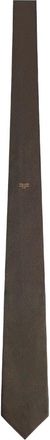 Fursac silk tie - Braun