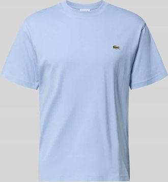 Lacoste Regular Fit T-Shirt aus reiner Baumwolle