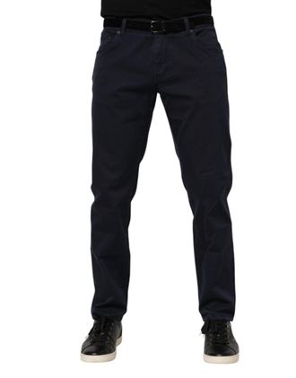 Dolce & Gabbana Mens Blue Cotton Tapered Denim Jeans Clothing