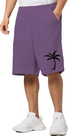 Generic Kurze Hosen Herren Sport, Große Größe Shorts Herren Knielang mit Kordelzug, Einfarbig Sportshorts Casual Jogginghose Freizeithose mit Taschen Leichte 