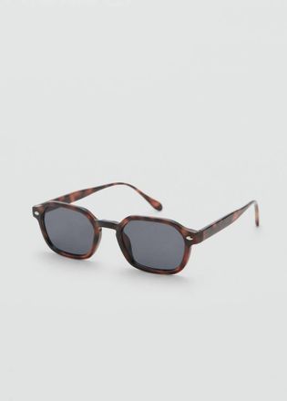 Mango Lunettes de soleil bicolores marron - Homme - Taille unique - MANGO MAN