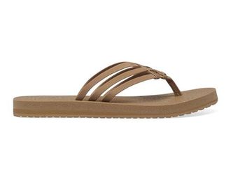Sanuk Femme Yoga Sandy Tongues, Tabac, 37 EU