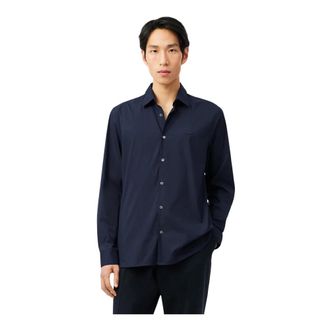 Lacoste Homme, Chemises, Bleu, Taille: L Chemise en popeline stretch