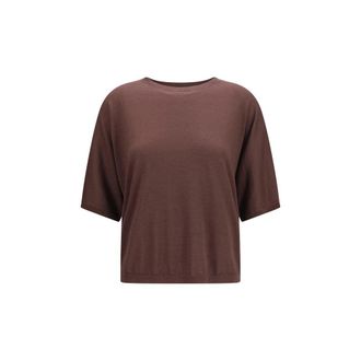 Brunello Cucinelli Cashmere and Silk Blend Sweater - Purple
