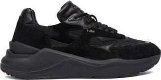 D.A.T.E. Sneakers Fuga Shiny W431-FG-SH Schwarz