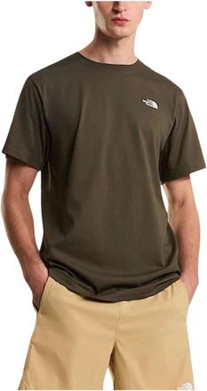 The North Face Homme, Tops, Vert, Taille: XS T-shirt &agrave; Manches Courtes et Col Rond