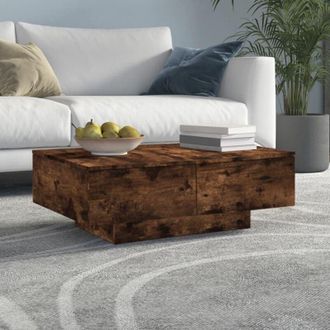 vidaXL Couchtisch R&auml;uchereiche 90x60x31 cm Holzwerkstoff - Vidaxl