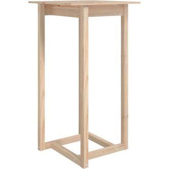 vidaXL Bartisch 60x60x110 cm Massivholz Kiefer Vidaxl