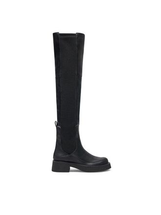 Desigual Overknees 24WSTP04 Schwarz