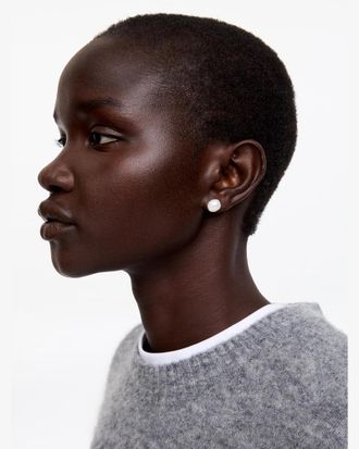 Arket Perlenohrstecker -Goldfarben