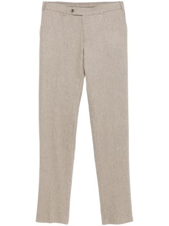 Pantaloni Torino pantalon en feutre - Marron