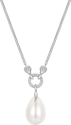Ania Haie Halskette - 925er Sterlingsilber Shell Pearl Drop - Gr. unisize - in Silber - f&uuml;r Damen