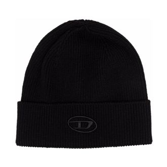 Diesel Schwarze Stilvolle H&uuml;te - - Accessories - Herren - Schwarzk - ONE SIZE
