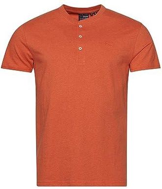 Superdry Vintage Logo EMB S/S Henley, Chemise Business