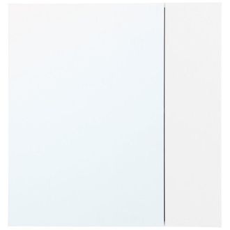 SoBuy SoBuy BZR184-W Wandgarderobe mit Spiegel, Aufbewahrungsschrank, Wandaufbewahrungsst&uuml;ck mit Spiegel f&uuml;rs Badezimmer, 1 T&uuml;r und 3 seitliche F&auml;cher