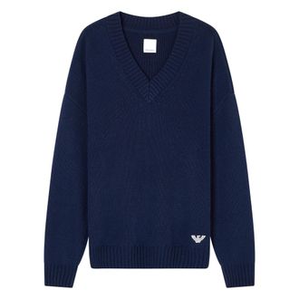 Emporio Armani Herren, Strickwaren, Blau, MGr&ouml;&szlig;e