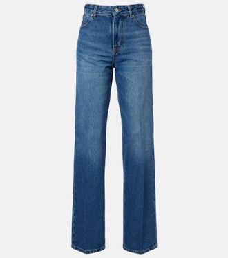 Victoria Beckham Jean ample taille haute