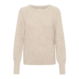 Part Two Femme, Pulls, Beige, Taille: 40 FR Pull en maille Natural Nepse