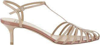 Francesco Russo Femme, Chaussures, Rose, Taille: 38 1/2 EU Sandales Talon Rose C.O
