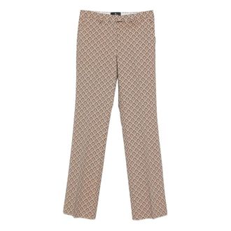 Etro Damastmuster Hose - - Trousers - Damen - Beige - XS