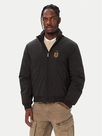 Aeronautica Aeronautica Militare &Uuml;bergangsjacke 262AB3084UCT04374 Schwarz Regular Fit