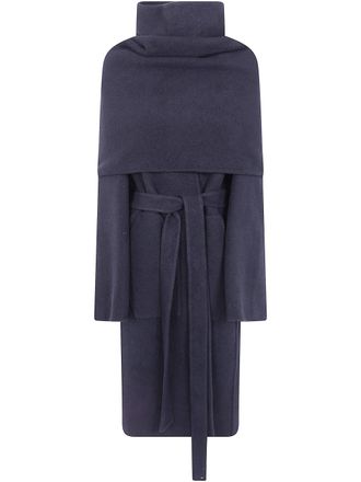 Rick Owens Coat Cowl