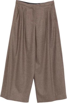 Max Mara Pantalon Panfilo - Femme - Pantalons - Brun - Taille: 36 FR