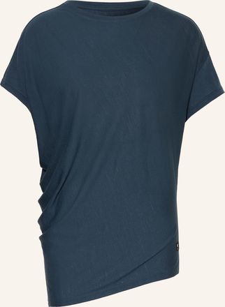 super.natural T-Shirt Yoga Loose Mit Merinowolle blau