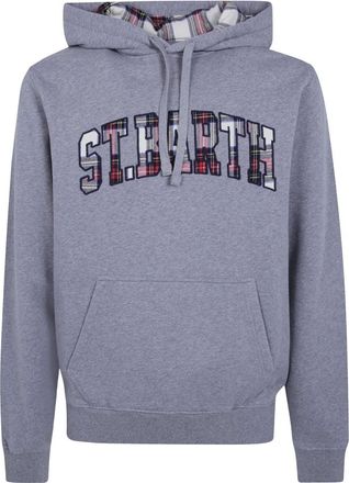 MC2 Saint Barth SweaT-shirt &agrave; capuche en molleton Tribeca - Homme - Sweatshirts et sweats &agrave; capuche - Gris - Taille: 2XL