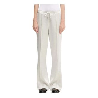 J.W.Anderson Hosen mit Kordelzugbund - - Trousers - Damen - Wei&szlig; - S