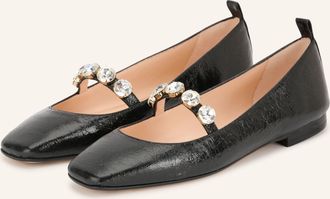 Prosperine Prosperine Mary-Jane-Ballerinas Mit Schmucksteinen schwarz