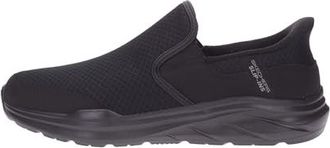 Skechers Baskets Equalizer 6.0 StoaverSneaker pour Homme, Maille PU Noire, 41.5 EU