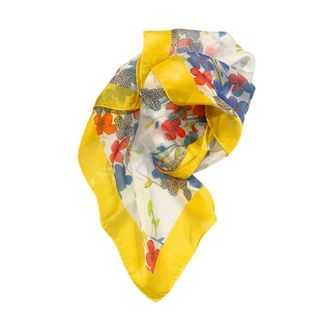 Borbonese Femme, Accessoires, Multicolore, Taille: ONE Size Luxueux foulard en soie avec un design &eacute;l&eacute;gant