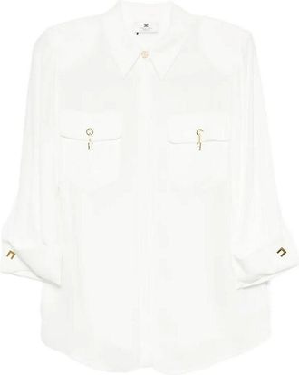Elisabetta Franchi Hemd - Creme