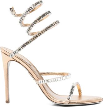 Rene Caovilla Cleo Sandalen 105mm - Silber