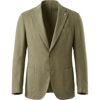 L.B.M. 1911 Garment-Dyed Blazer - - Jackets - Herren - Gr&uuml;n - M